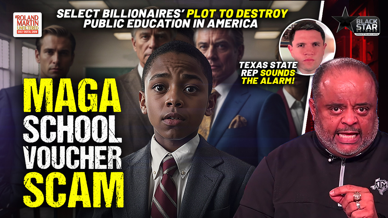 Texas state rep talks MAGA school voucher SCAM (@rolandsmartin) | Fanbase