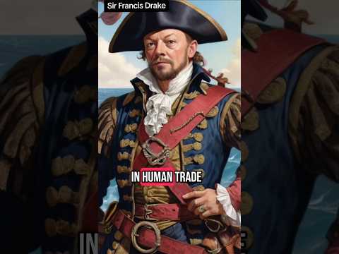 Sir Francis Drake. English explorer, knighted by the Queen with a ...