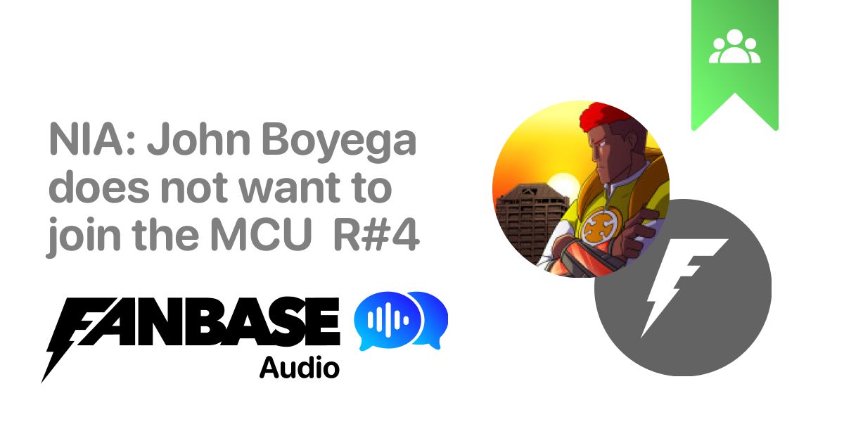 NIA: John Boyega does not want to join the MCU R#4 (@swiftstreamspc ...